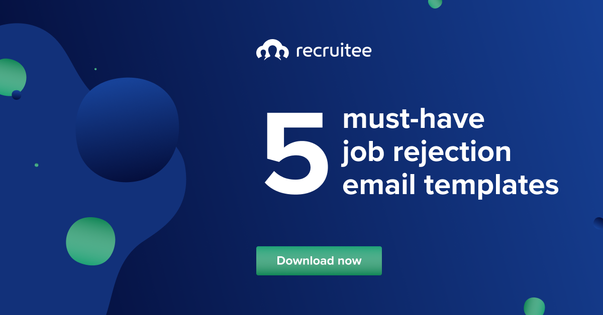Job Rejection Templates - Recruitee